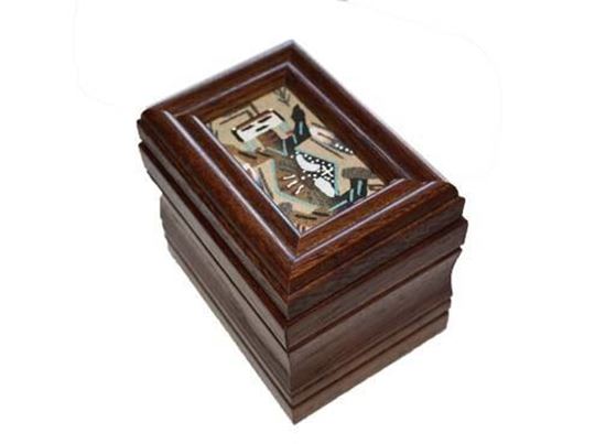 Native American Sand Paintings Box | Authentic Navajo Oak Box | Indian ...